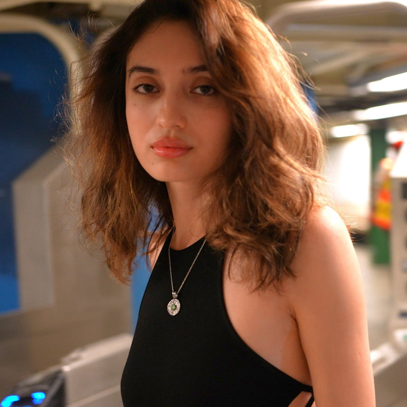 The Shield Pendant in silver – Sandrine B.